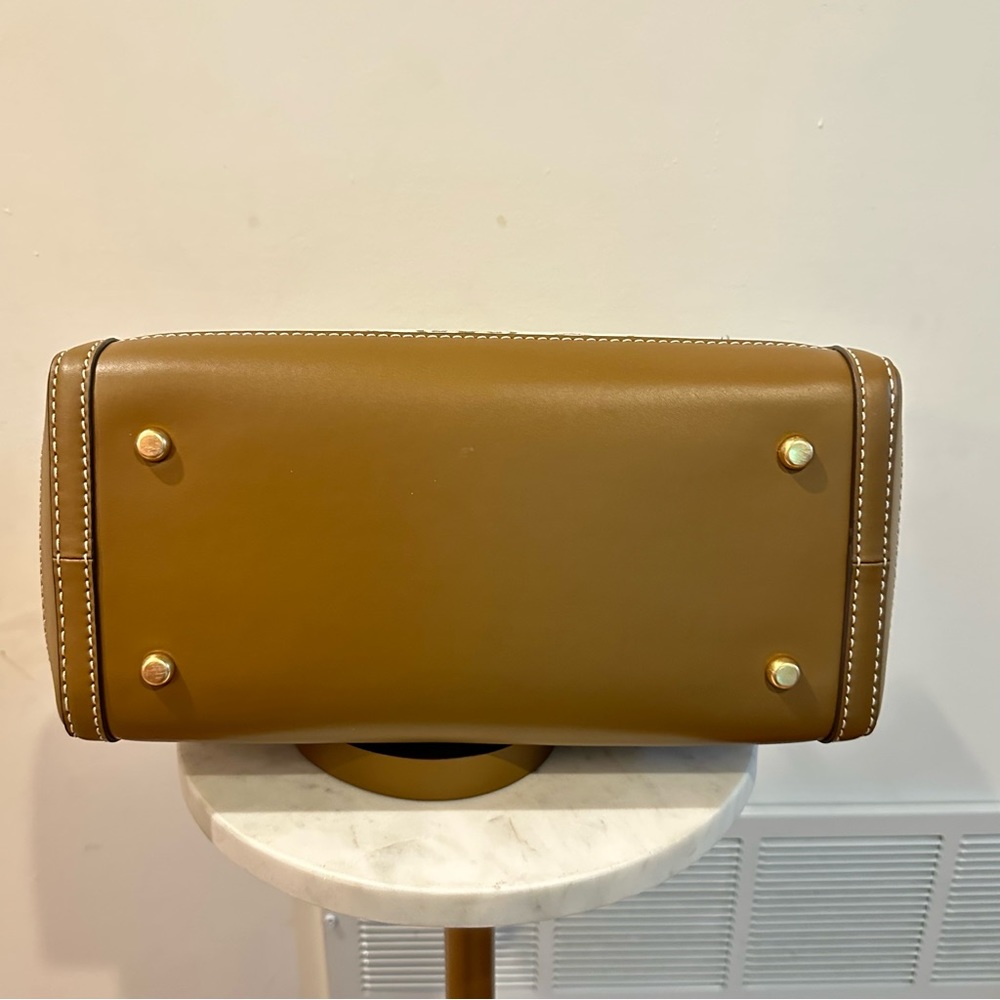 Tory Burch T Monogram Jacquard Small Tote - Hazelnut - Gem